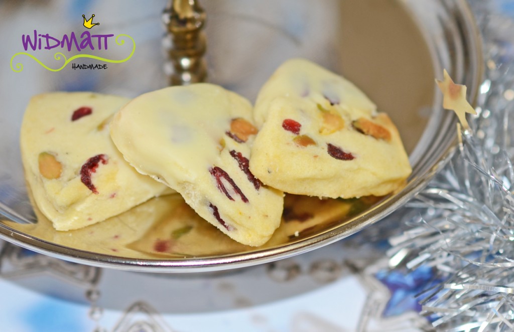 Sablé mit Pistazien und Cranberry | widmatt