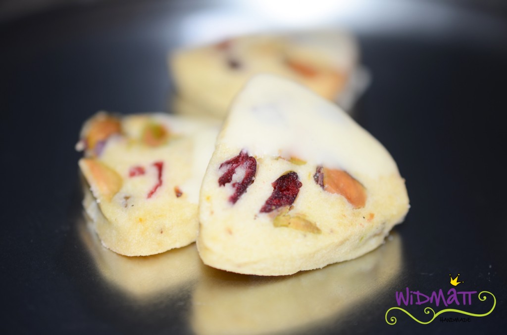 Sablé mit Pistazien und Cranberry | widmatt
